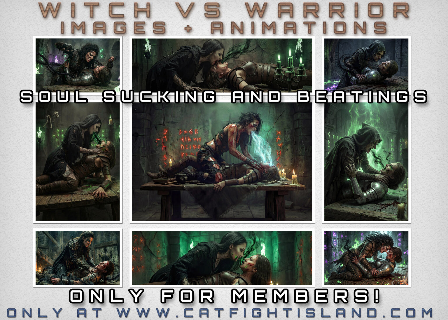 The Witch vs The Warrior is UP! - Catfight Island